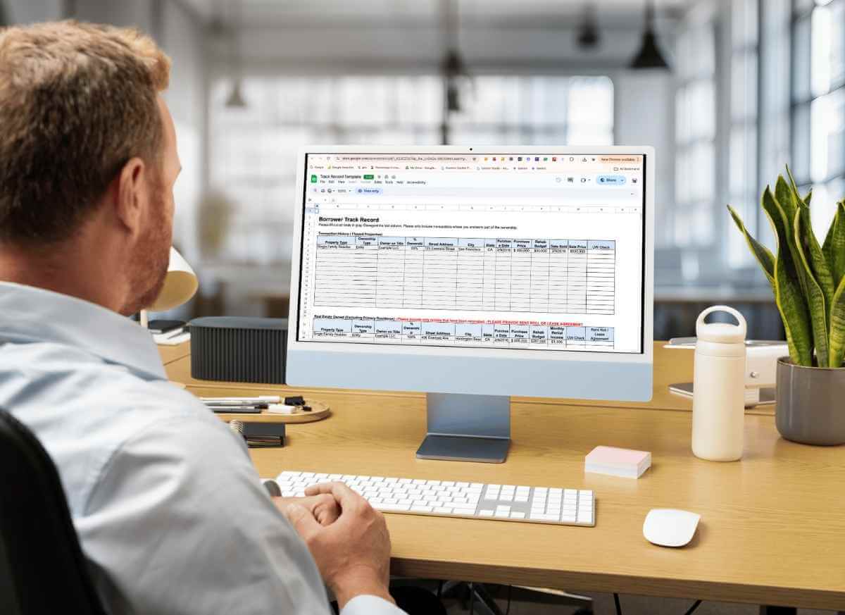 Track Record Template - Express Capital Financing